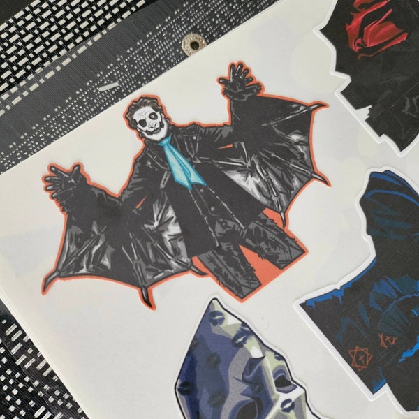 Papa Emeritus IV Cardinal Copia Square Hammer Ghost Movie Sticker - Etsy