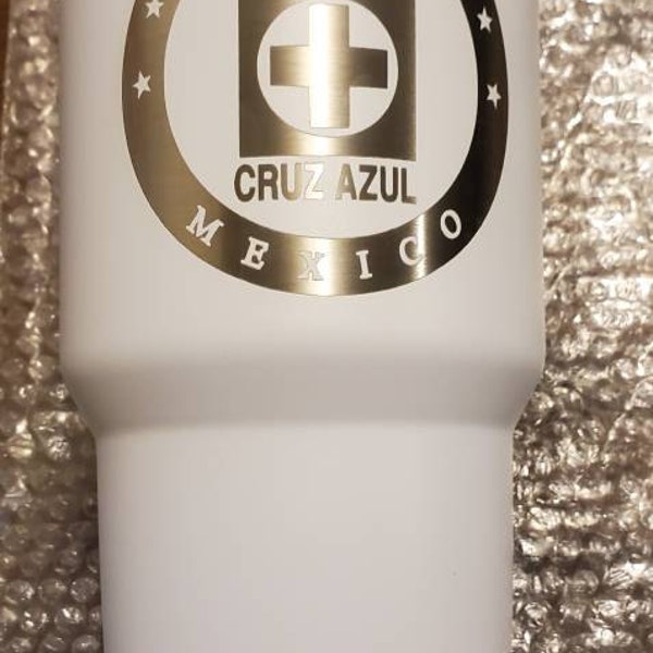 Cruz Azul Laser Engraved 30 Oz Tumbler: Soccer Fan Gift - Etsy