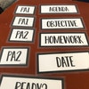 Farmhouse Schedule Cards Bundle 1 Classroom Decor Modern Farmhouse ...