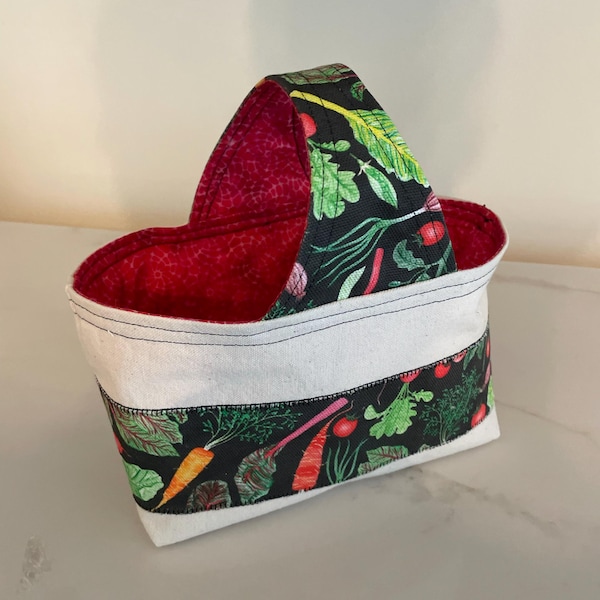 Basket Bags PDF Sewing Pattern (digital Delivery): Make Fabric Storage ...