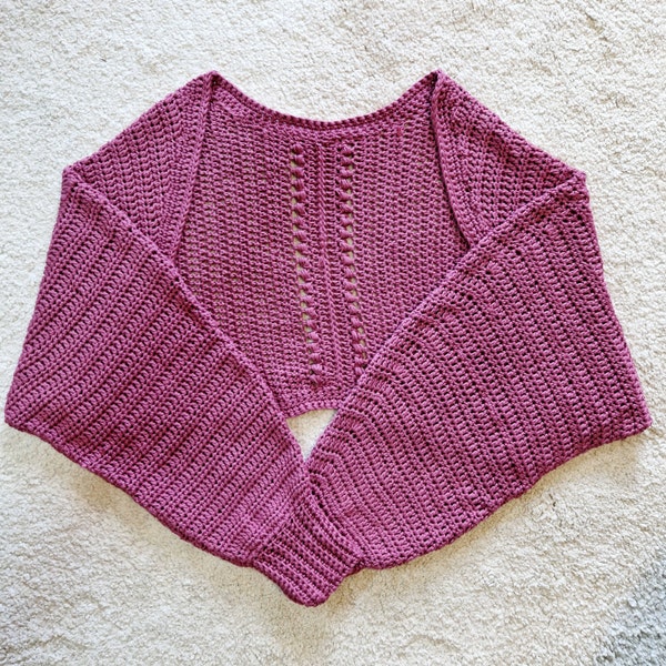 The Tilda Shrug PDF DIGITAL DOWNLOAD Crochet Pattern, Cute Beginner ...