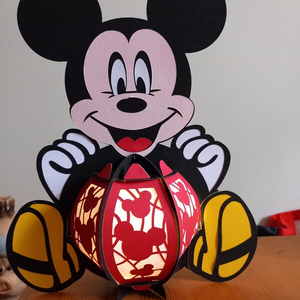 Mickey Lantern SVG, Studio, PDF Templates for You DIY Mickey Lantern ...