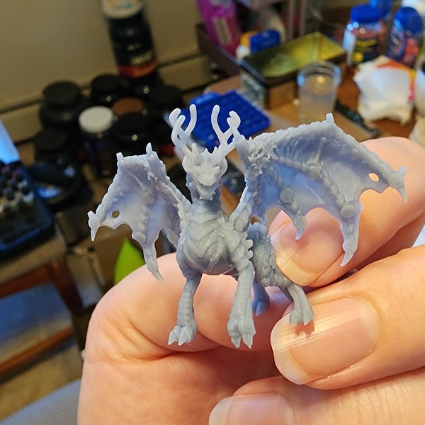 Gingerbread Dragon Dungeons and Dragons Miniature for Ttrpgs Tabletop ...