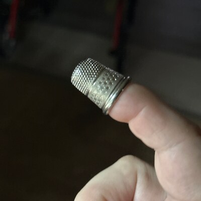 Vintage German Made Size 9 Sewing Thimble Closed End - Etsy