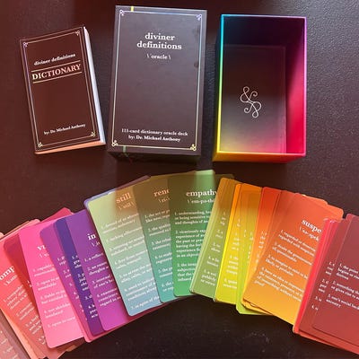 Diviner Definitions Oracle Deck: A Dictionary Inspired Oracle - Etsy