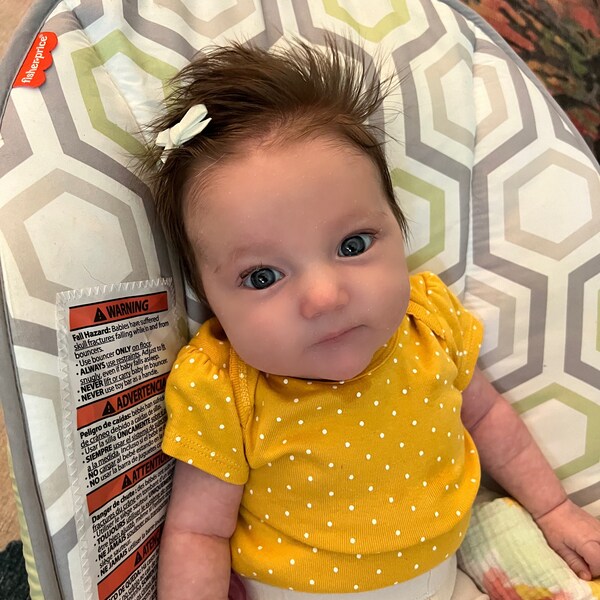 Baby Wisp®, Wisp Clip, Mini Baby Hair Bows, Tiny Bows, Snap Clip Bow ...