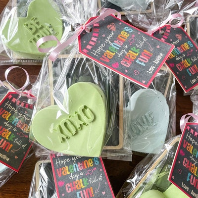 Printable Class Valentine Gift Tags for Chalk, Hope You Valentine is ...