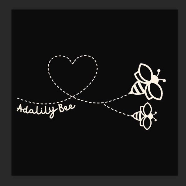 Bee Svg, Heart Dotted Line Svg, Honeybee, Bumblebee, Heart Trail, Heart ...