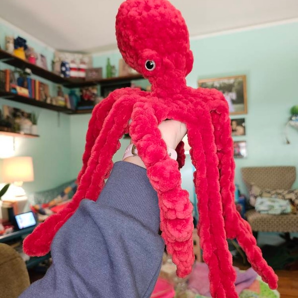 NO-SEW Crochet PATTERN: Paula the Octopus english/français - Etsy