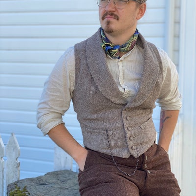 Romantic and Victorian Vest 1830 Sewing Pattern 0318 Size US 34-56 EU ...