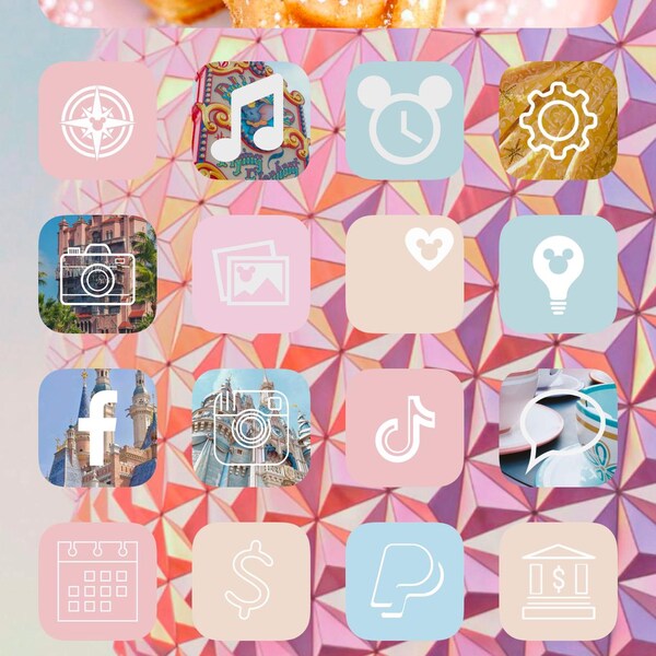 Pink Desktop Folder Icons, Aesthetic MacBook Folder Icons, Pink Windows ...