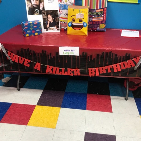 Friday the 13th Party Decorations, Have a Killer Birthday , Horror ...