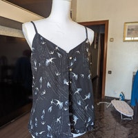 Round Collar Tank Top Sewing Pattern, Instant Download U.S Size 2,4,6,8 ...