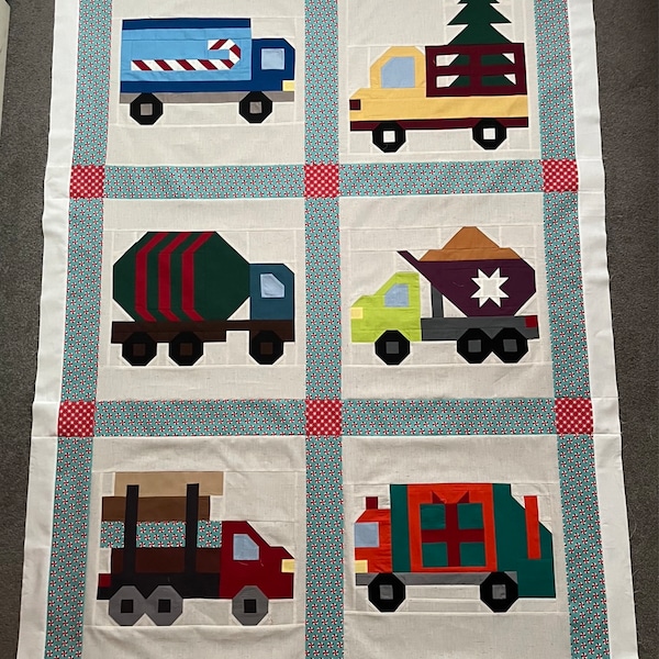 PDF Quilt Block Pattern – Dump Truck – Vehicle Quilt - Etsy