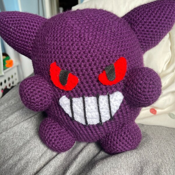 Gengar Pattern, Pandacrocheting Style - Etsy