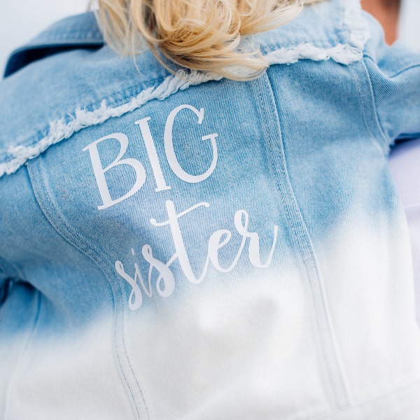 Sibling Matching Iron on Decal: Big, Middle or Little Sister or Brother ...