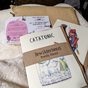 Catatonic Card - Ginger Cat Card - Funny Cat Card - Cute Cat Card - Cat ...