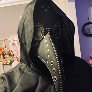 Genuine Leather Handmade Hand Stitched Plague Doctor Hat - Etsy