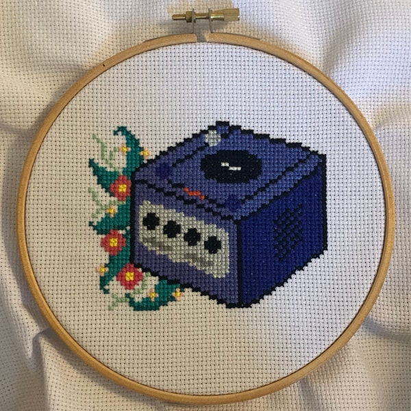 Floral Nostalgia - Gamecube Cross Stitch Pattern - Instant Download - Etsy