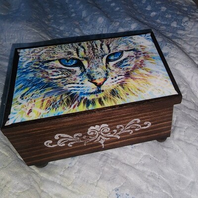 PERSONALIZED Pink Daisy Flower Jewelry Box With Mirror & Drawer-jewelry ...