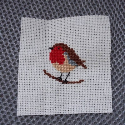 Robin Cross Stitch Graphghan C2C Crochet or Intarsia - Etsy UK