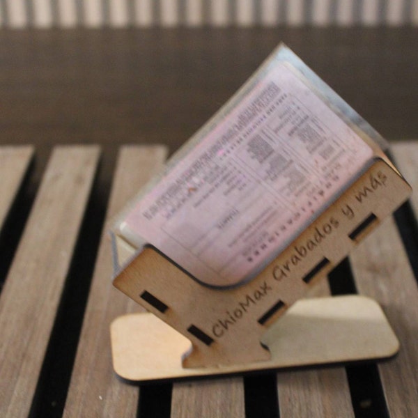 Business Card Holder Laser Cut Svg Files, Vector Files for Laser ...