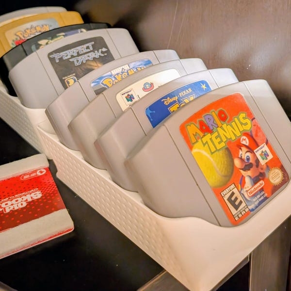 N64 Game Cartridge Anti Dust Storage Display Holder V2 - Etsy