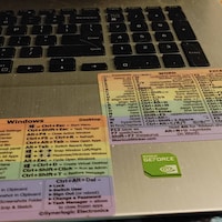 Word/excel (for Windows PC) Keyboard Shortcut Sticker - No-residue ...