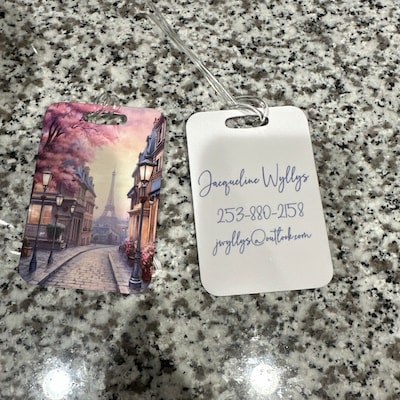 Custom London Luggage Tag, Personalized England Trip Bag Tag, Europe ...