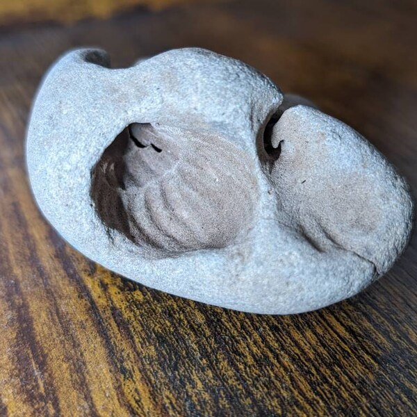 Hag Stone Talisman, Vegvísir Sigil Amulet, Viking Talisman, Holey Stone ...