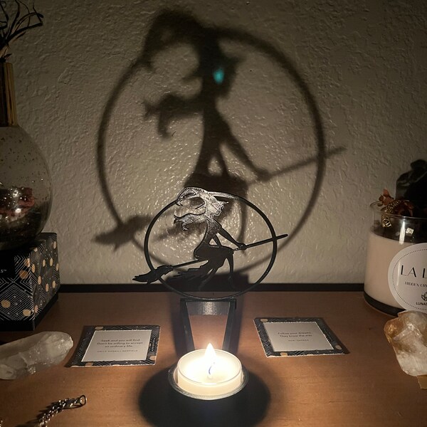 Kealite Witch Shadow Caster (tealight Candles Sold Separately) *buy Any ...