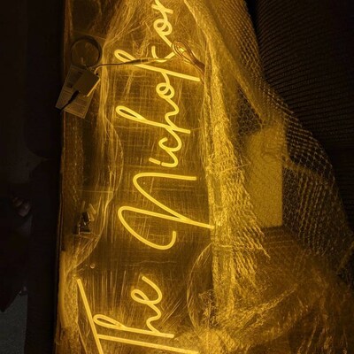 Neon Sign Custom Name, Custom Neon Sign Battery Operated, Neon Sign ...