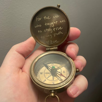 Personalized Compass, Engraved Compass, Custom Compass, Functional ...