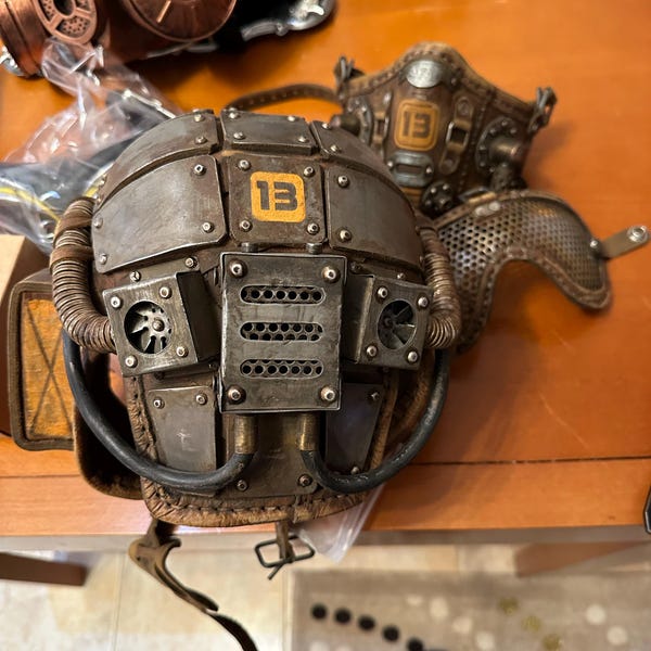 Sci-fi Soldier Cap - Post Apocalyptic Cap - Aviator Cap - Pilot Trooper ...