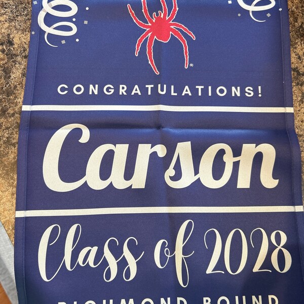 Custom College Bound Yard Flag, Custom College Sign, College Garden ...