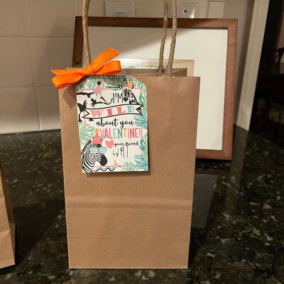 Wild Animal Valentine's Day Printable Tags Jungle Valentine Wild About ...