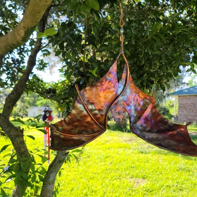 Bat Wind Catcher Bat Wind Spinner Bat Mobile Copper Bat Wind Catcher ...