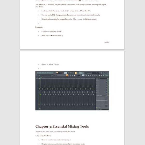 FL Studio Mixing Guide for Beginners - Etsy