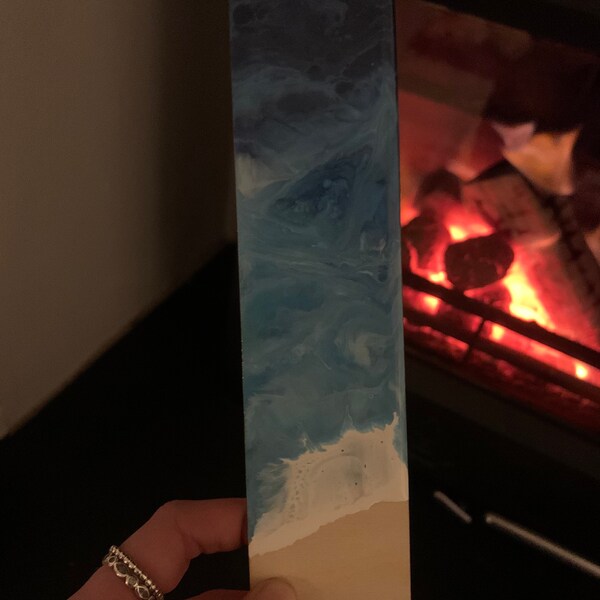 Handmade Photo Frame Blue Ocean Resin Wave Picture Frame - Etsy