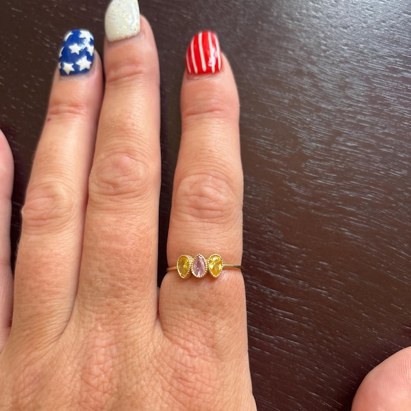 Square Signet Ring 8mm, 14k 18k 10k Solid Gold Geometric Pinky Ring ...