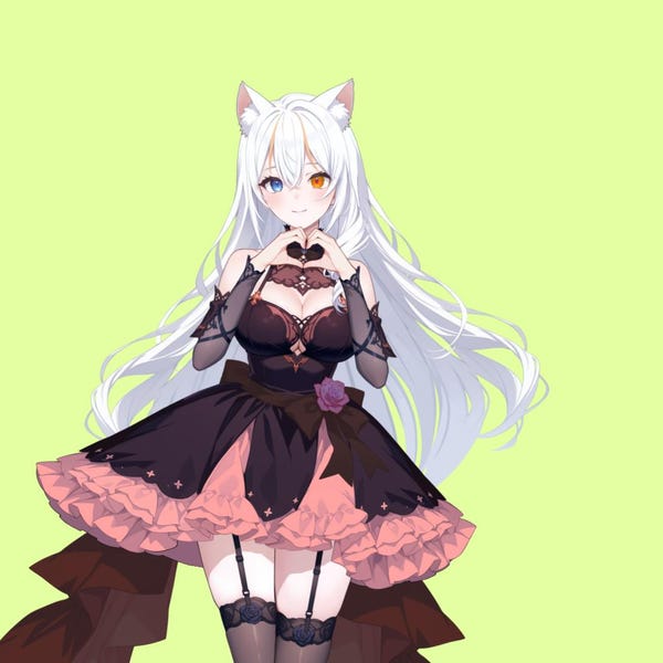 Live2d Model: Frost Rose – Vtuber Model FULLY RIGGED - Ready to Use! - Etsy