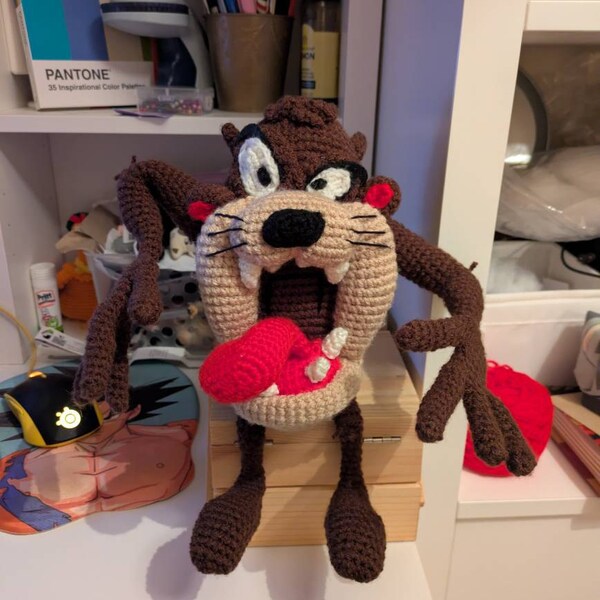 TAZ AMIGURUMI PATTERN - Etsy