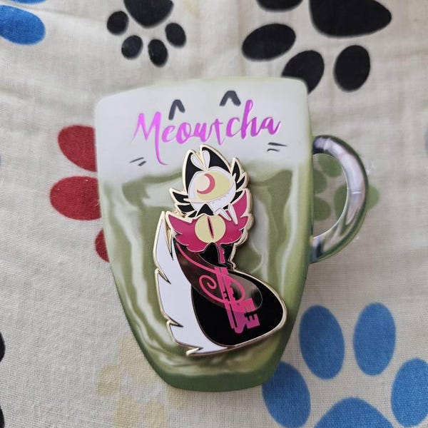 Golden Hour a Hazbin Hotel Radiohusk Enamel Pin - Etsy
