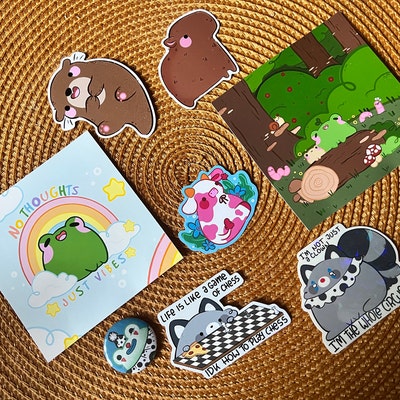 Mystery Bag, Cute Grab Bag Sticker, Meme Sticker, Kawaii Sticker, Cute ...