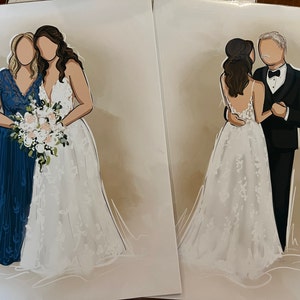 Mother of the Bride Illustration/ Mother of the Groom - Etsy