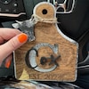 Personalized Cow Tag, Decorative Board, Cow Decor, Personalized Cow ...