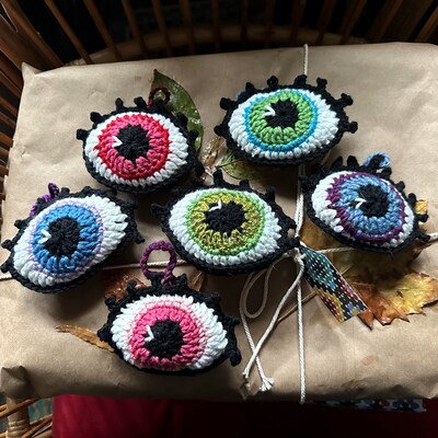 Crochet Eye Pattern/ Evil Eye Crochet Pattern/ Third Eye Crochet ...