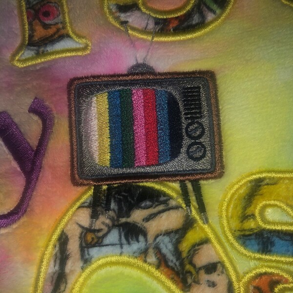 Vintage Television Set - Machine Embroidery Design, Antique TV Set ...