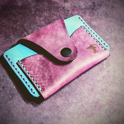 Leather Key Holder PDF Pattern. Leather Key Pouch. Keys Cover. Leather ...