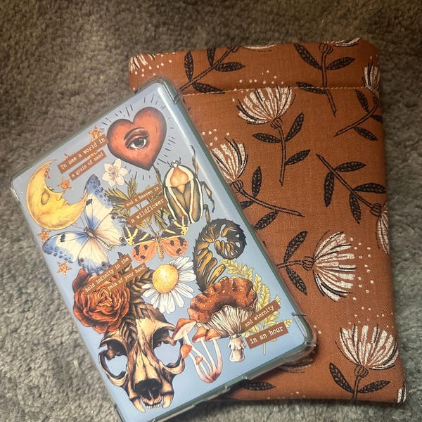 Paperback Book Sleeve Alice in Wonderland Padded Paperback Book Sleeve ...